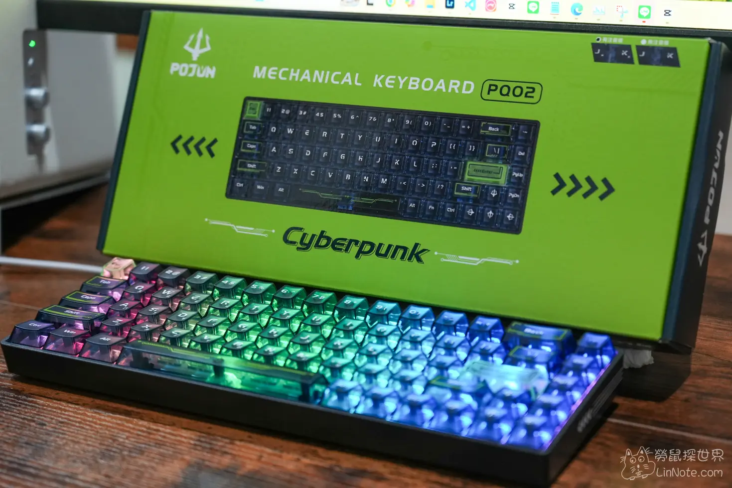 Cyberpunk 科技感爆棚！POJUN PQ02 機械鍵盤 是否值得入手？ – 勞鼠探世界