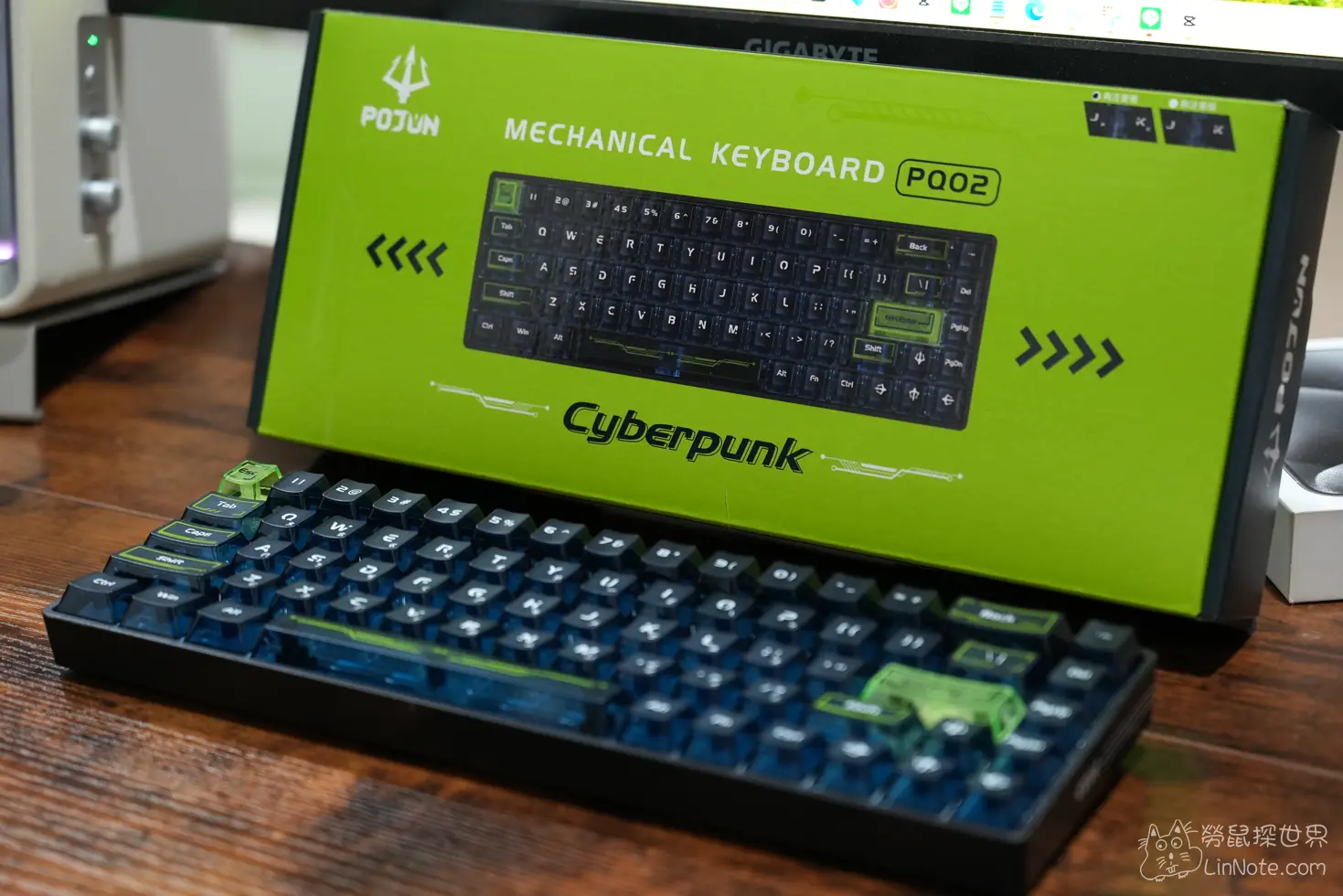 Cyberpunk 科技感爆棚！POJUN PQ02 機械鍵盤 是否值得入手？ – 勞鼠探世界