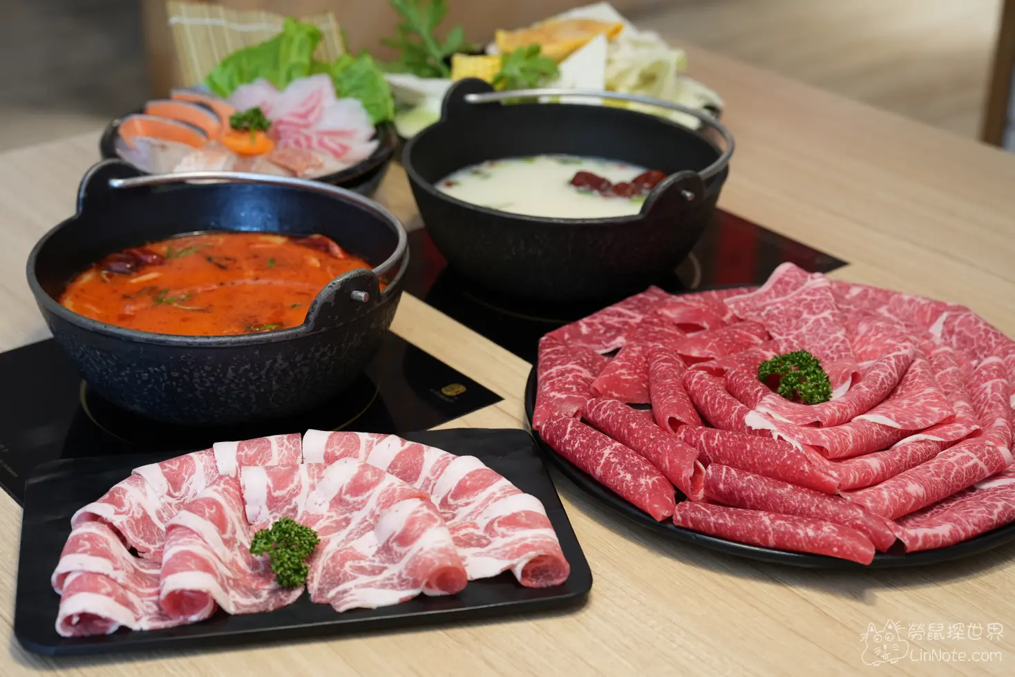 【苗栗頭份】一喜鍋｜超強麻辣鍋，頭份最強CP值肉盤海鮮套餐，還有星巴克咖啡及雪花冰 – 勞鼠探世界