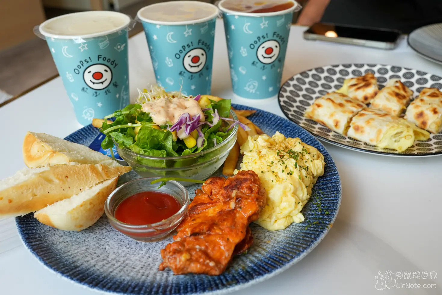 頭份早午餐歐浮Oops Foody｜牙利雞腿排部隊與芋泥起司蛋餅簡單分享 – 勞鼠探世界