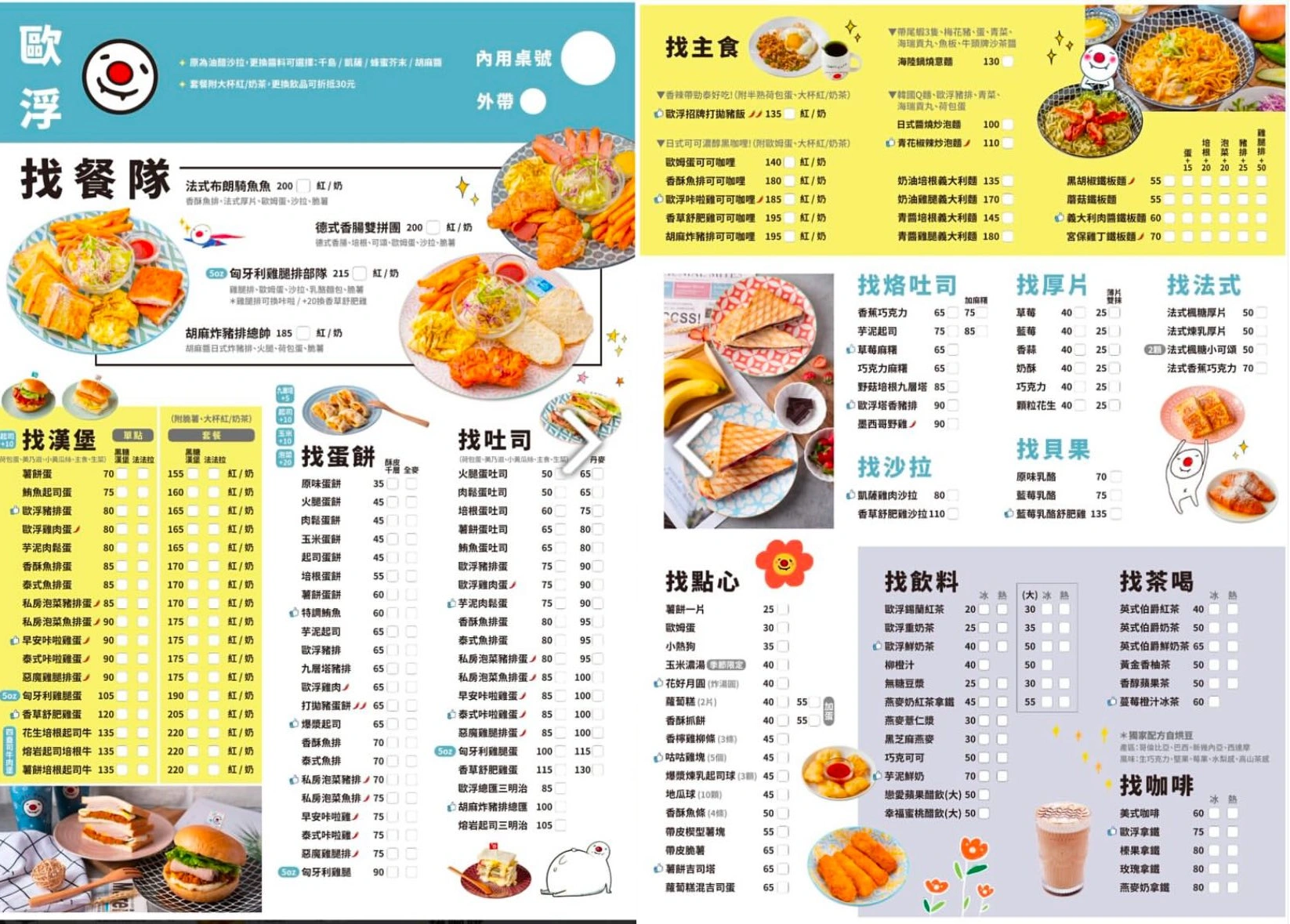 頭份早午餐歐浮Oops Foody｜牙利雞腿排部隊與芋泥起司蛋餅簡單分享 – 勞鼠探世界